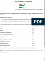 RoHS Compliance Declaration Template | PDF | Occupational Safety And ...