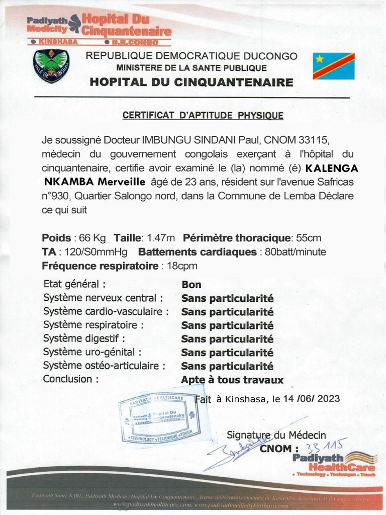 Aptitude Physique Merveille-1 | PDF