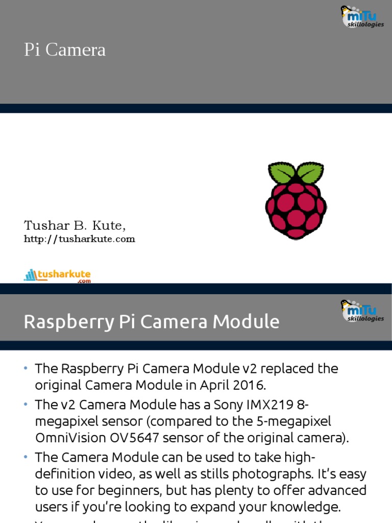 Installing Raspberry Pi Camera Module 3 | PDF