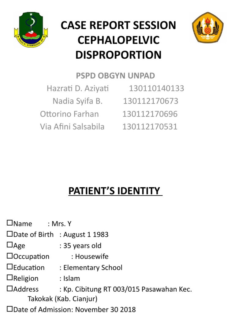 Case Presentation CPD New 1.1 | PDF | Childbirth | Menstruation