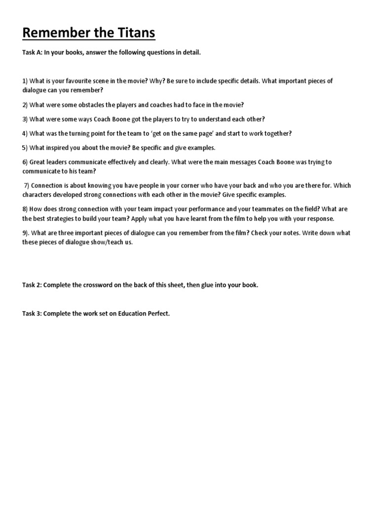 Remember The Titans Relief | PDF