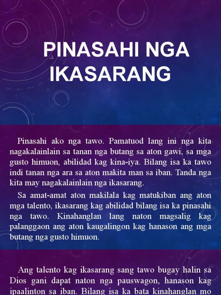ESP Q1 M1 Pinasahi Nga Ikasarang | PDF