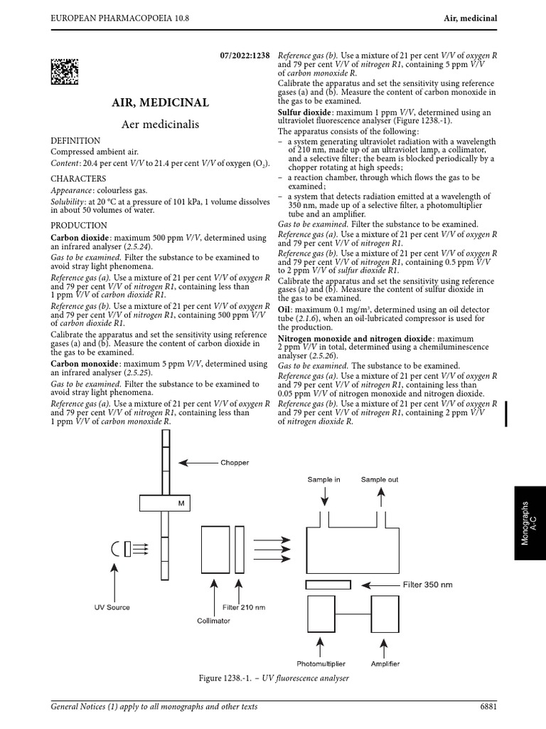 EP 10.8 - Air Medicinal | Download Free PDF | Nitrogen | Atmosphere Of Earth