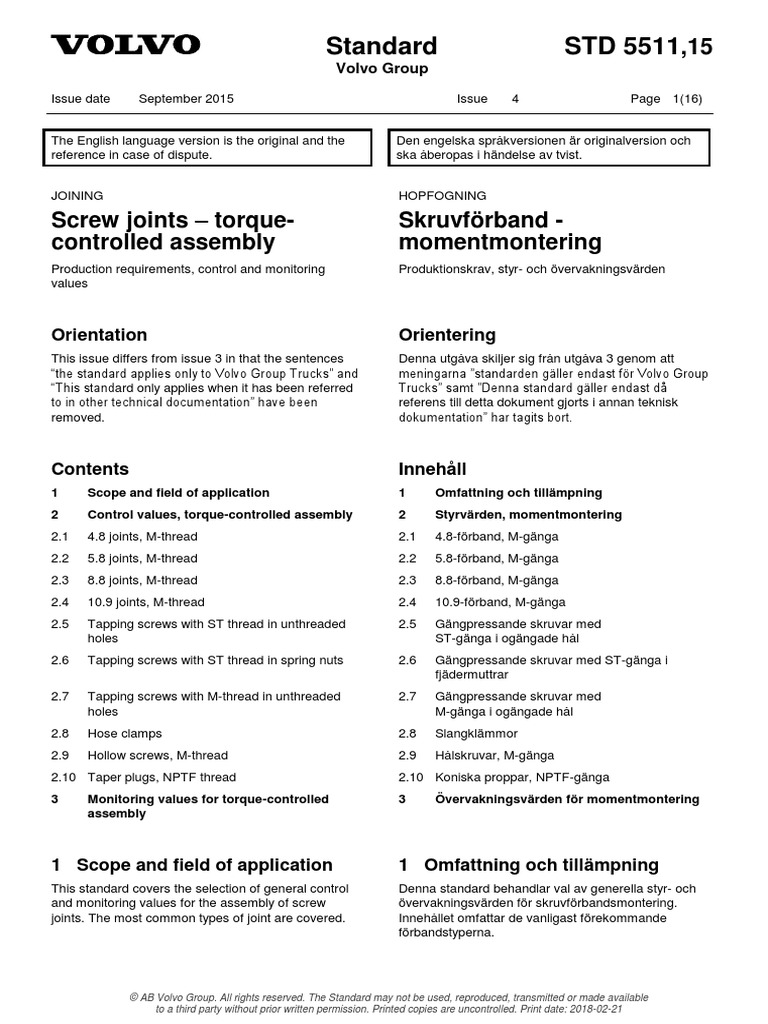 Standard STD 5511: Orientation Orientering | PDF