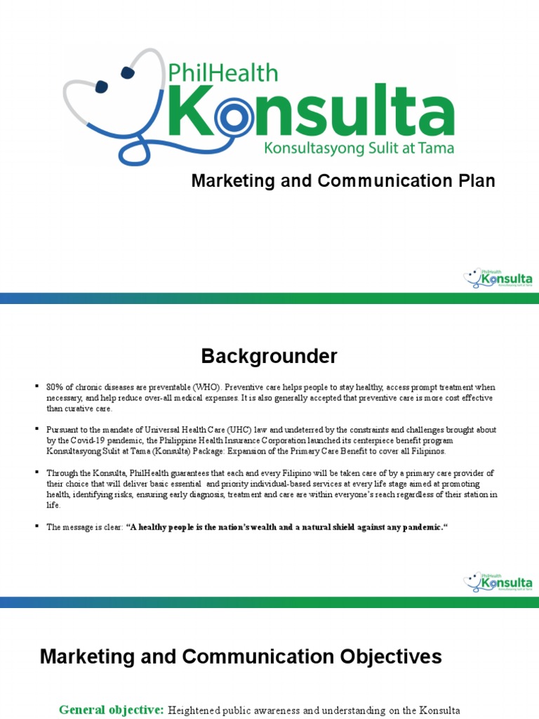 Konsulta Program Marketing Plan | PDF | Preventive Healthcare | Brand