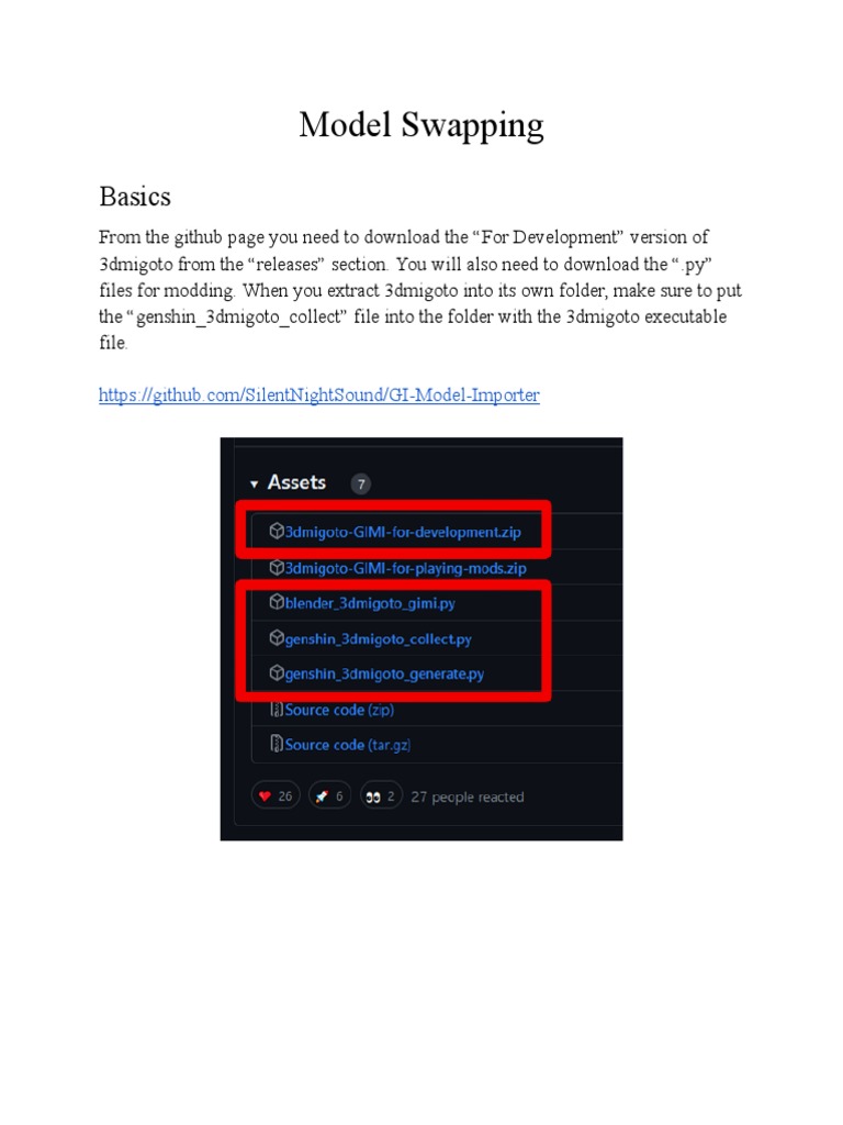GI Model Swap Tutorial | Download Free PDF | Texture Mapping | Blender ...