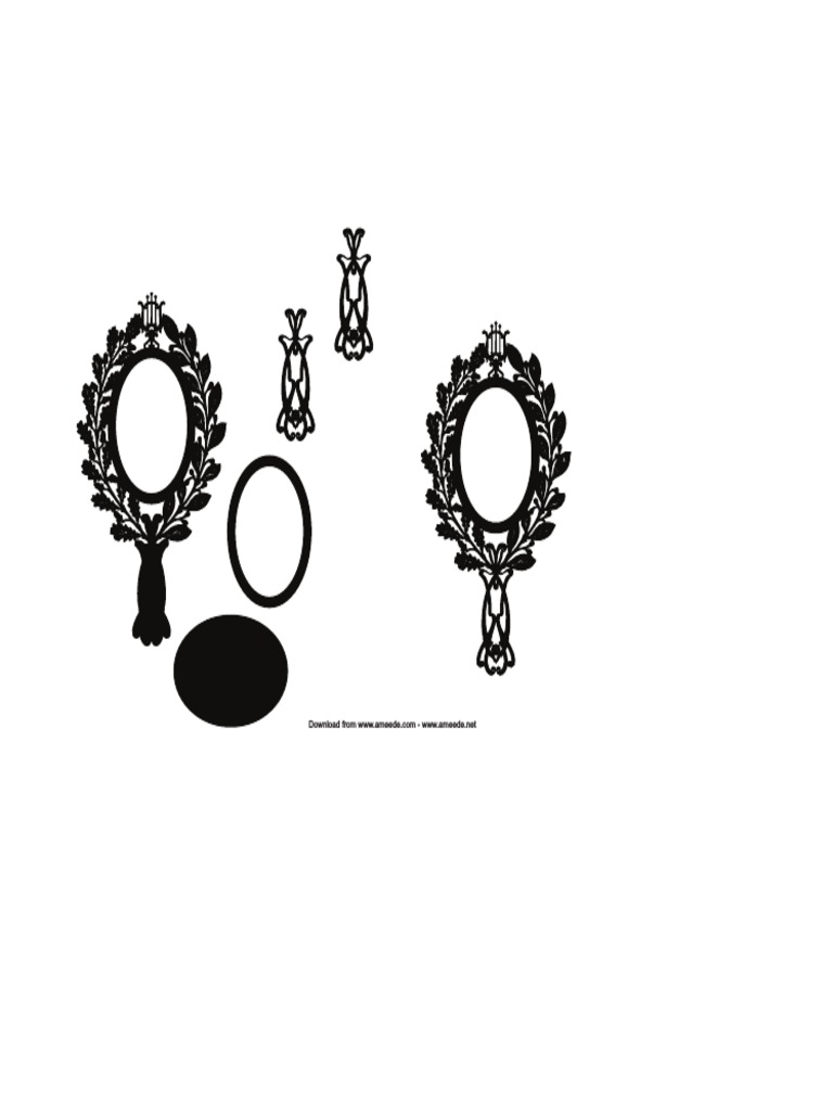 Mirror E0017772 File CDR and DXF Free Vector Download For Laser Cut | PDF