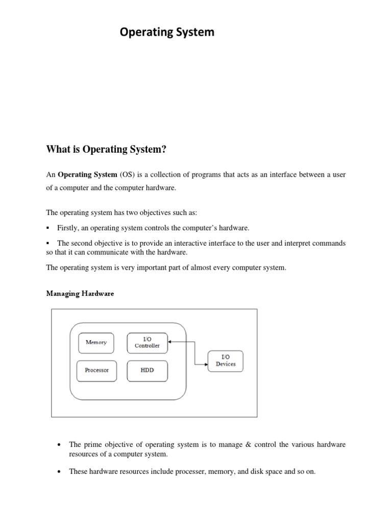 Operating System - Module I | PDF | Process (Computing) | Operating System