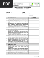 Checklist Kebersihan Harian | PDF