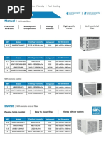 Frimec Packaged Units Catalogue-2022 | PDF | Air Conditioning | Temperature