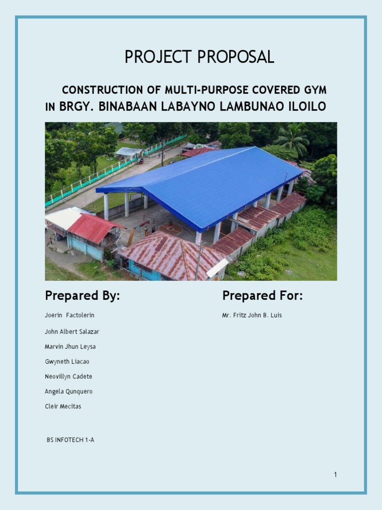 PROJECT PROPOSAL IN (CIT 204 QUANTITATIVE METHOD) | PDF