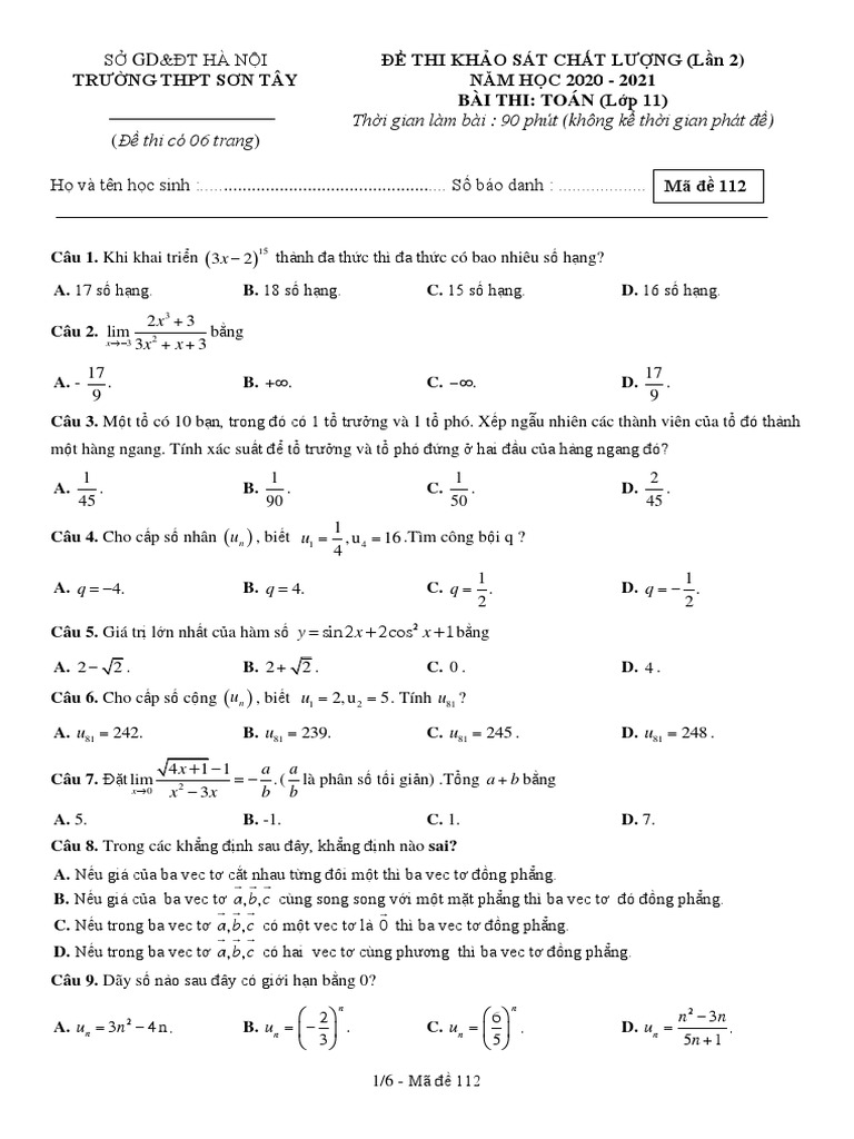 de 112 k11 2020 2021 | PDF
