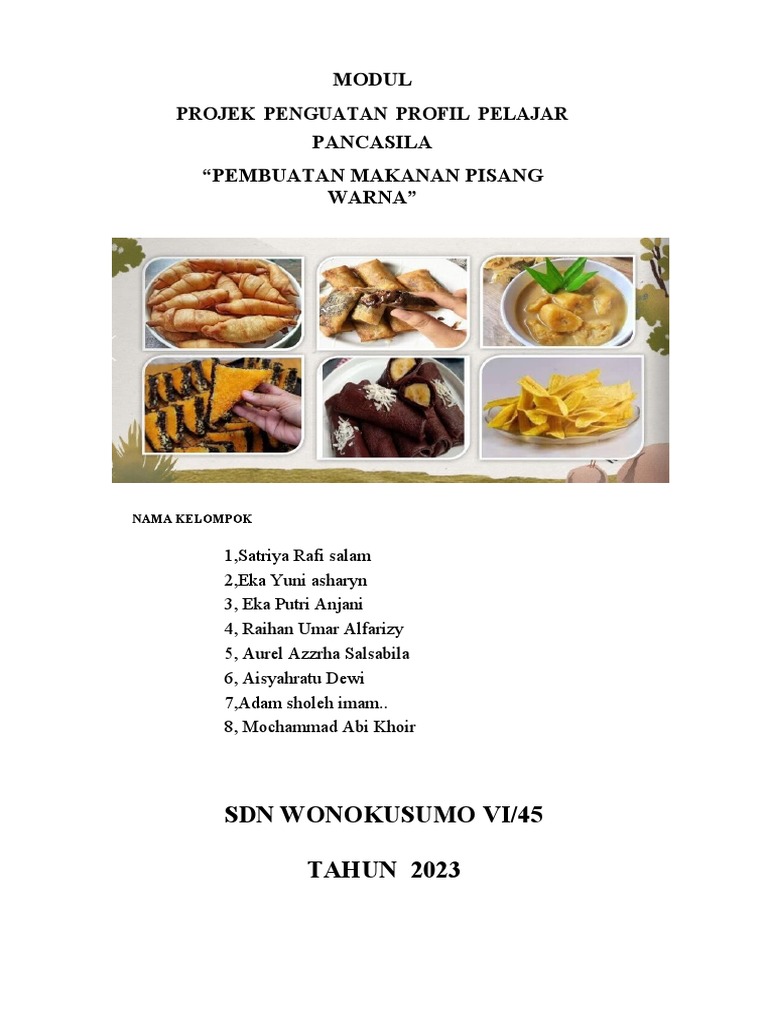 p5 Bu Retno Pisang Warna | PDF