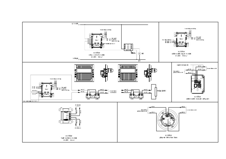 Single Line Diagram Fire Alarm System-Sdnl | PDF