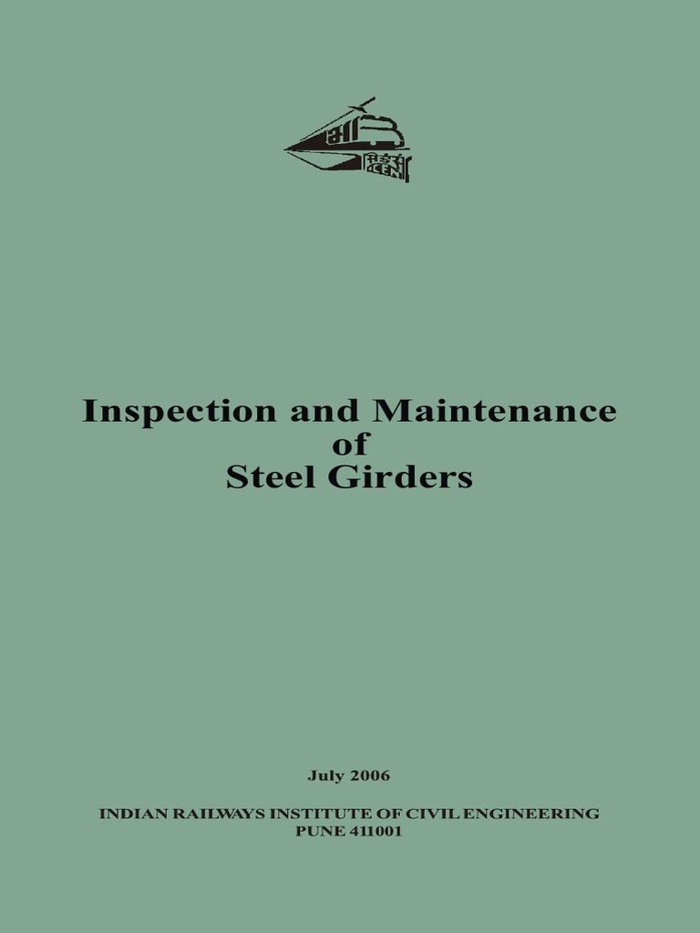 Inspection and Maintenance of Steel Girders | PDF | Bridge | Structural ...