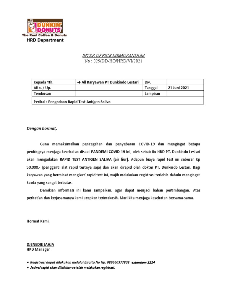 Memo Rapid Test Antigen Saliva | PDF