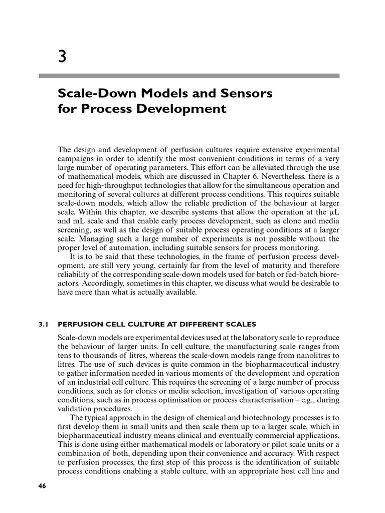 Perfusion Cell Culture Processes | PDF