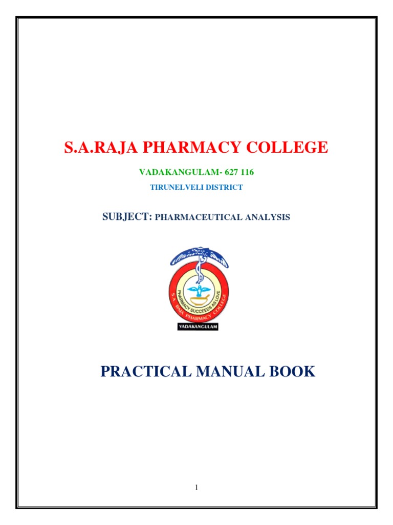 REFERENCE PharmaceuticalAnalysis | PDF