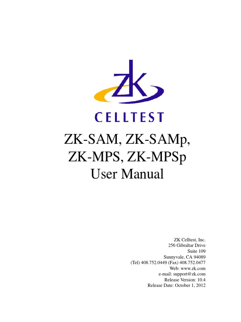 Zk-Sam, Zk-Samp, ZK-MPS, ZK-MPSP User Manual | PDF | Business | Computers