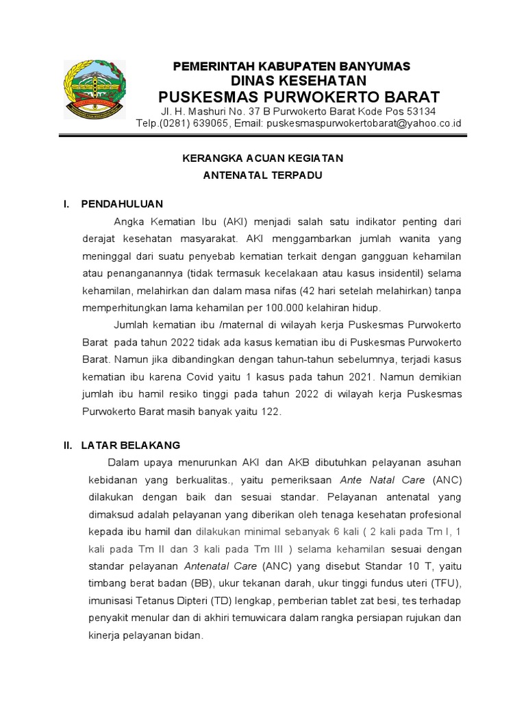 Kak Anc Terpadu | PDF