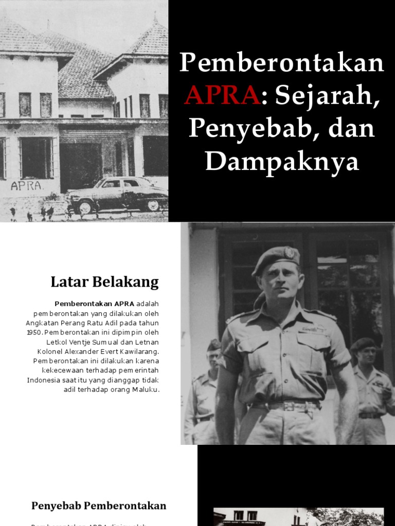 Sejarah dan Dampak Pemberontakan APRA | PDF | Politik