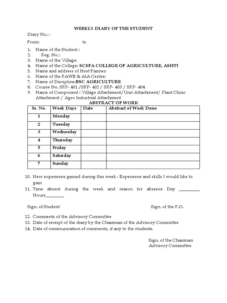 Revised Final MPKV Student READY RAWE & AIA Programme With Schedules | PDF
