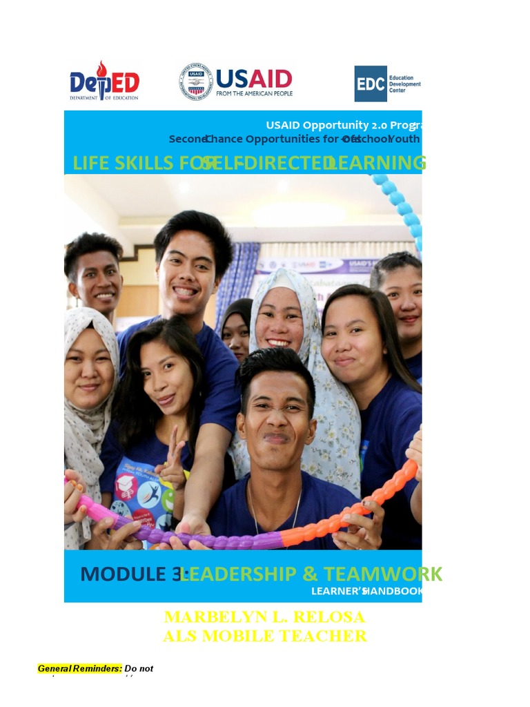 Leadership & Teamwork Handbook for Youth | PDF | Leadership | Learning