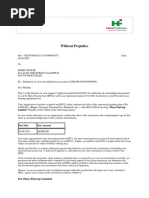 SBI Noc Format (Builder) | PDF | Banks | Loans