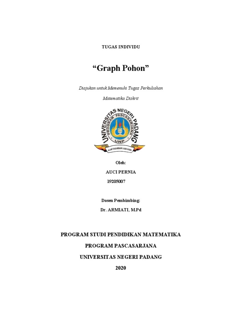 Auci Pernia (19205007) Graph Pohon | PDF