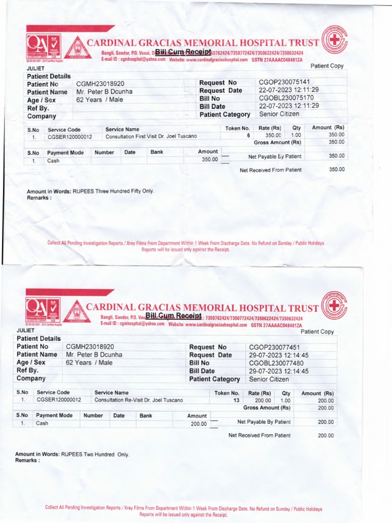 Receipts | PDF