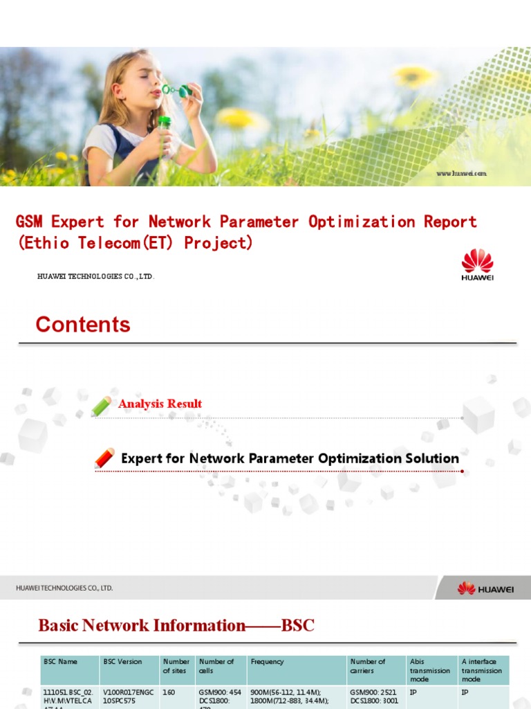 GSM Network Optimization Report | PDF