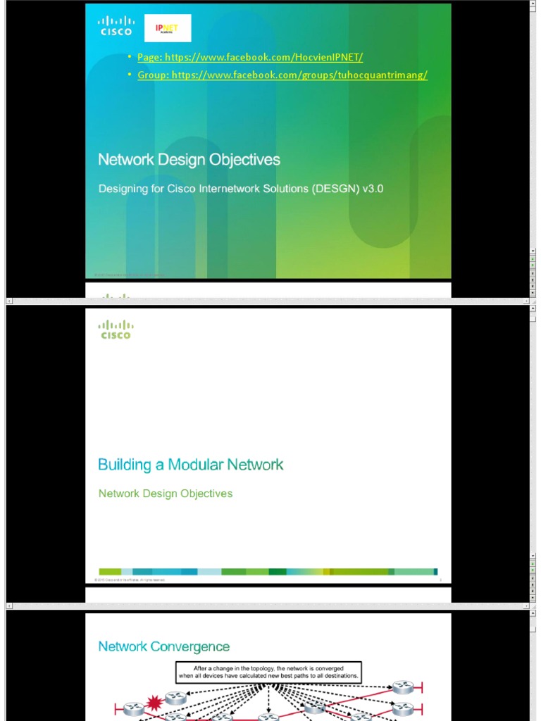 Parte2 - Network Design Objectives | PDF | Art