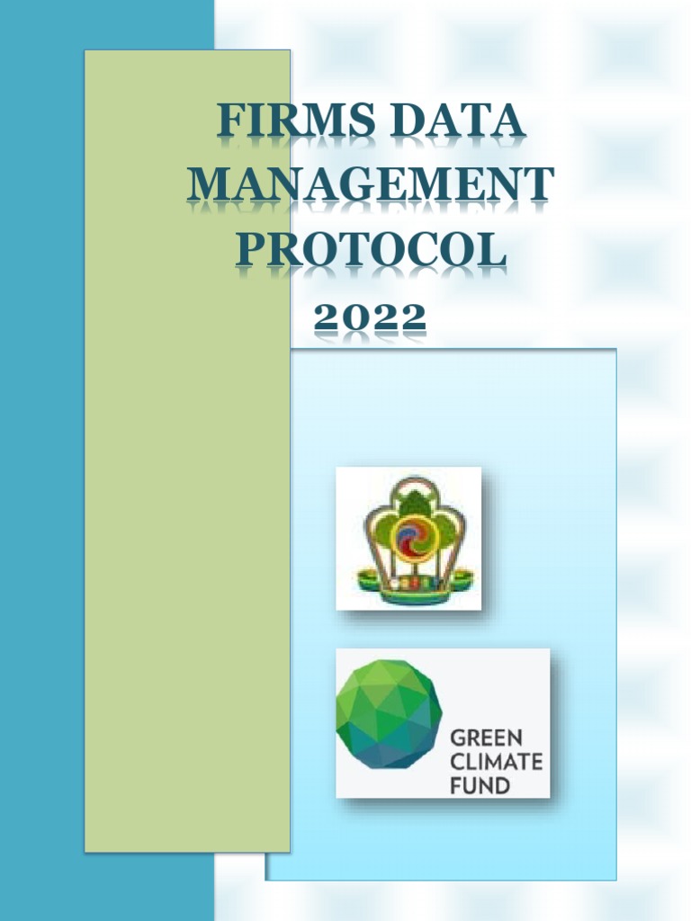 FIRMS Data Management Protocol 2022 | PDF | Business | Technology ...