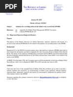 IMO Ballast Water Reporting Form | PDF
