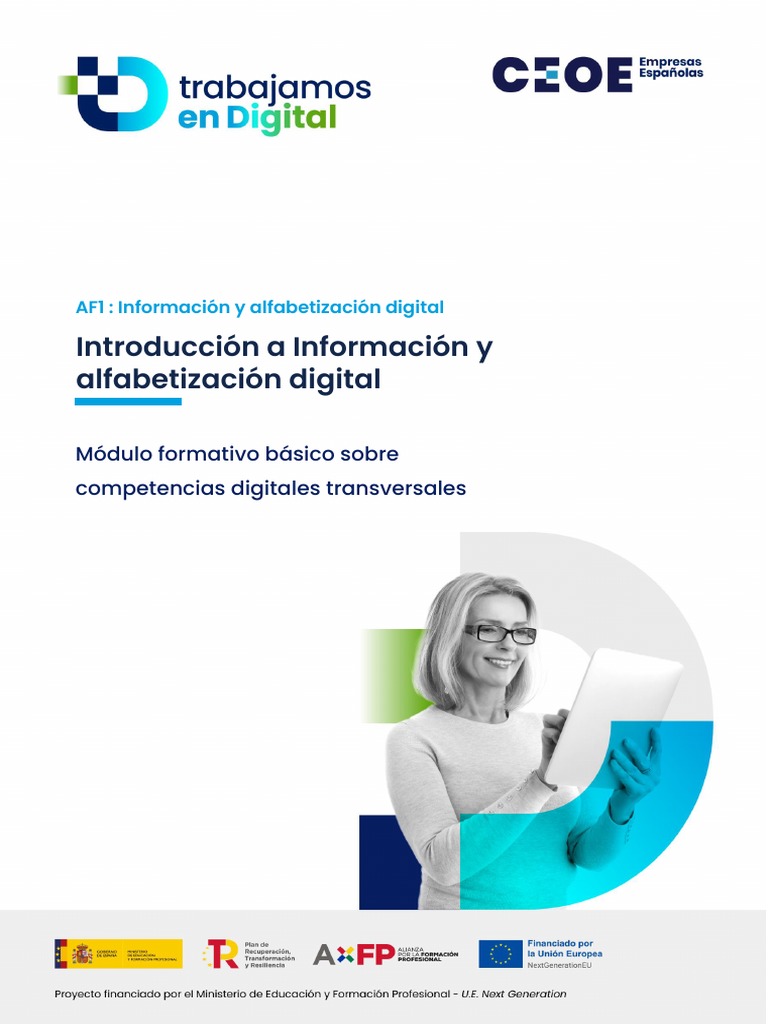 0 - Presentacion AF1 - Introduccion A Informacion y Alfabetizacion Digital | PDF