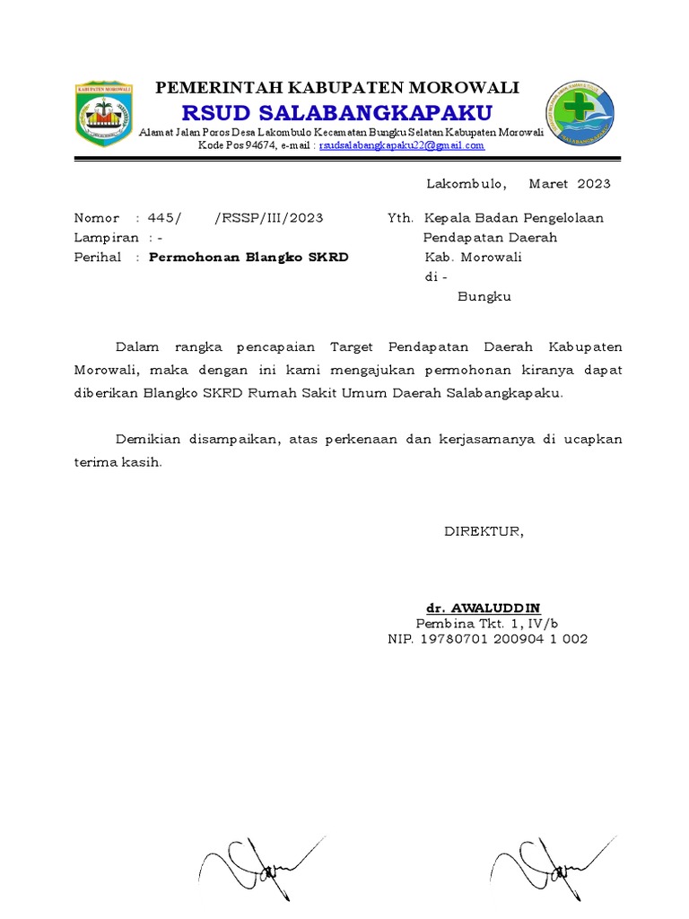 Permohonan SKRD | PDF