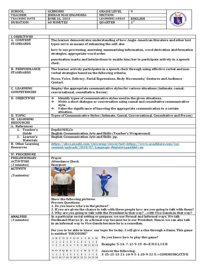 LP Demo Final | Download Free PDF | Communication | Learning