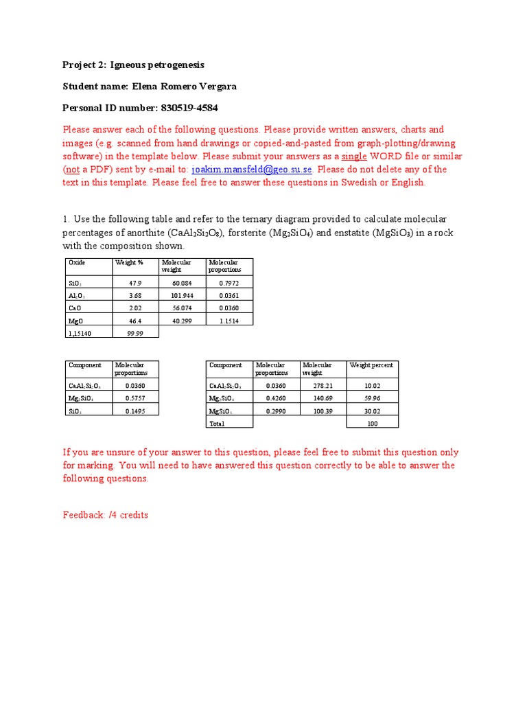 Project 2 | PDF | Geology | Physical Sciences