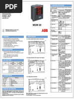 ABB M1M 12 Multi-Function Meter Manual | PDF | Power Supply ...