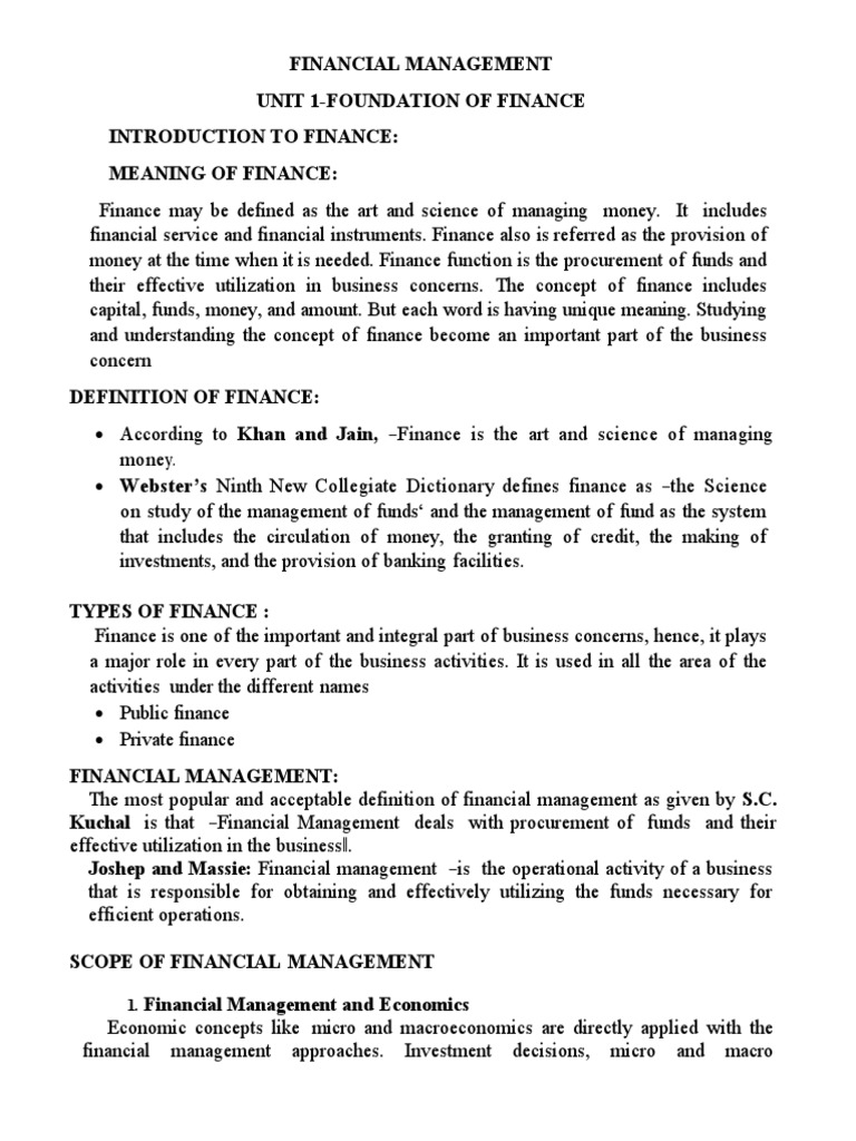 Ba4202-Fm Unit 1 | PDF | Bonds (Finance) | Yield (Finance)