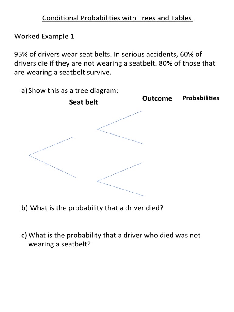 Conditional Probability Trees and Tables | PDF