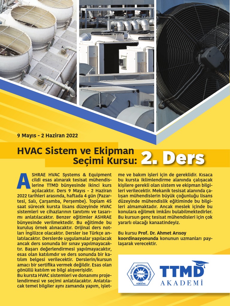 HVAC Sistemleri Ve Donanimi | PDF
