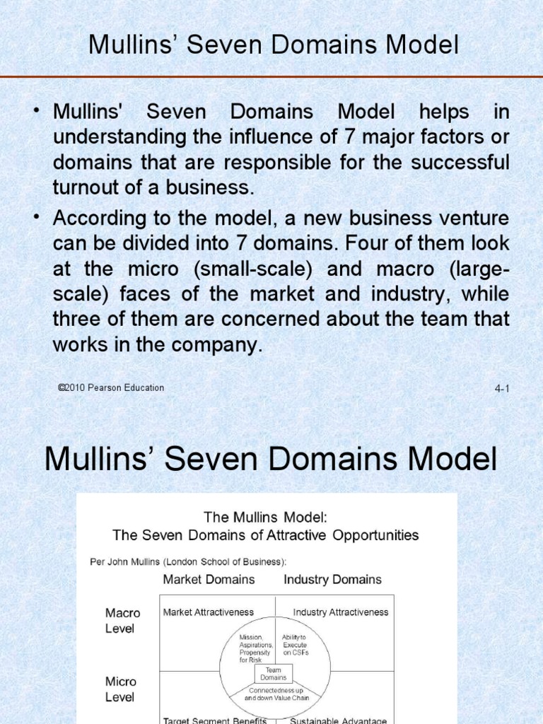 Mullins' Seven Domains Framework | PDF | Sustainability | Private Sector