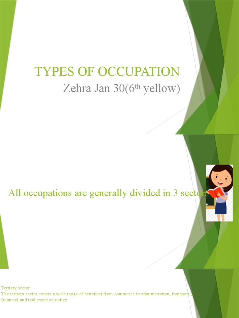 Types of Occupation | PDF