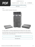 Cisco 8000 Series Routers Datasheet | PDF | Router (Computing) | Ios
