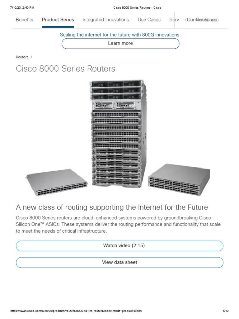 Cisco 8000 Series Routers - Cisco | PDF