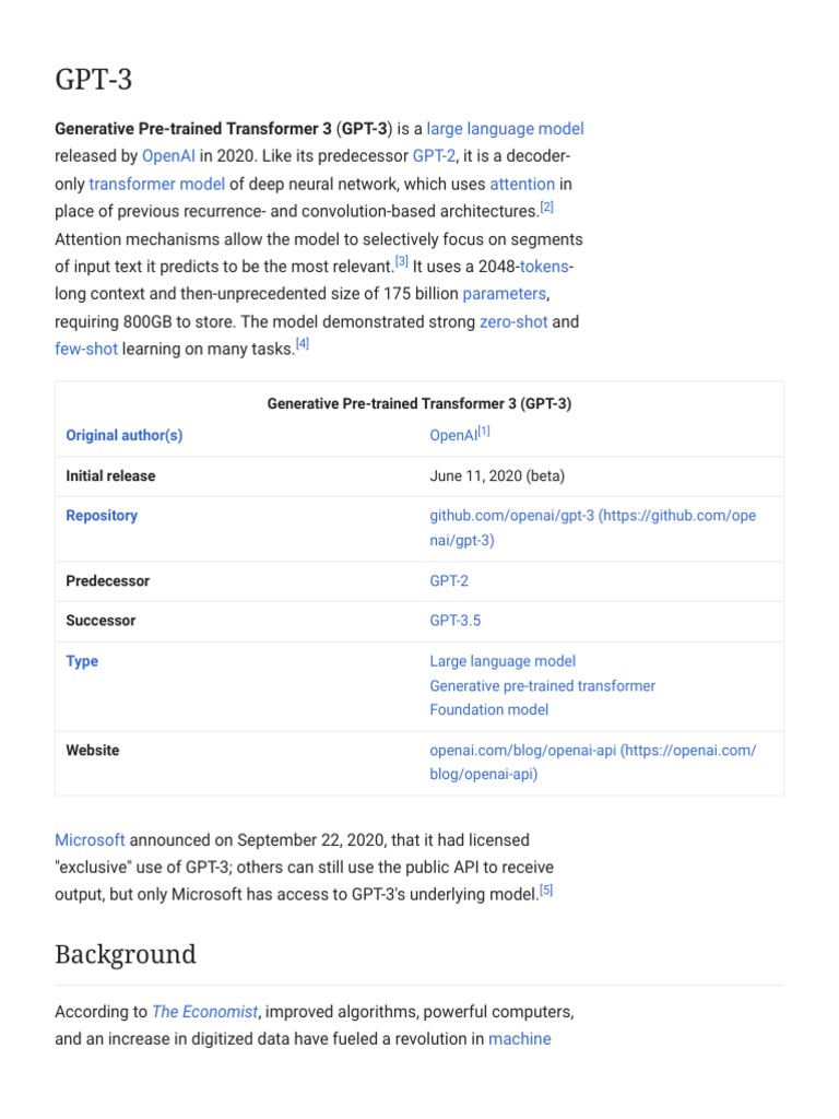 GPT-3 - Wikipedia | PDF