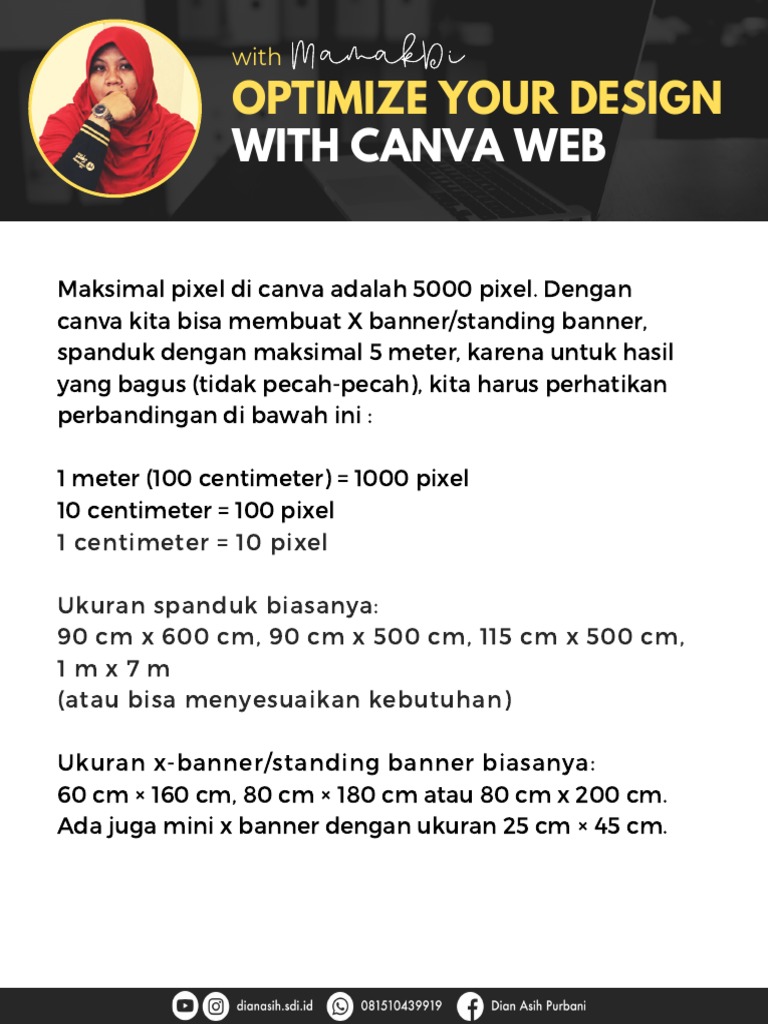 Materi 3 Optimize Your Design With Canva Web | PDF