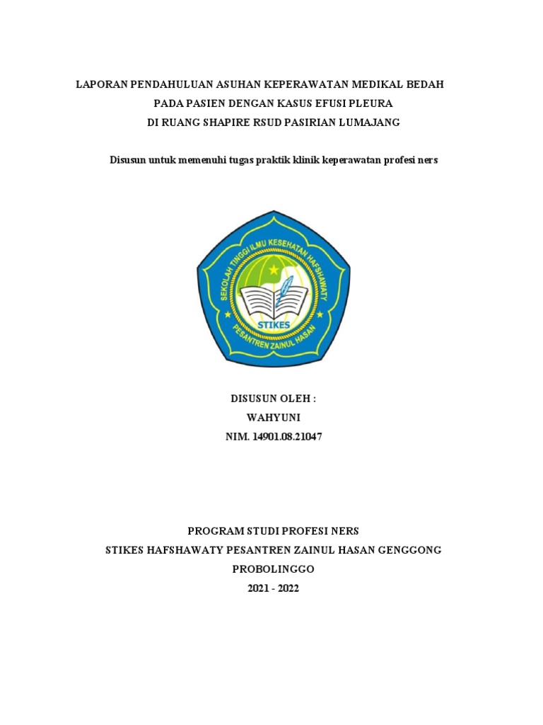 LP Dan Askep KMB 1 Efusi Pleura | PDF