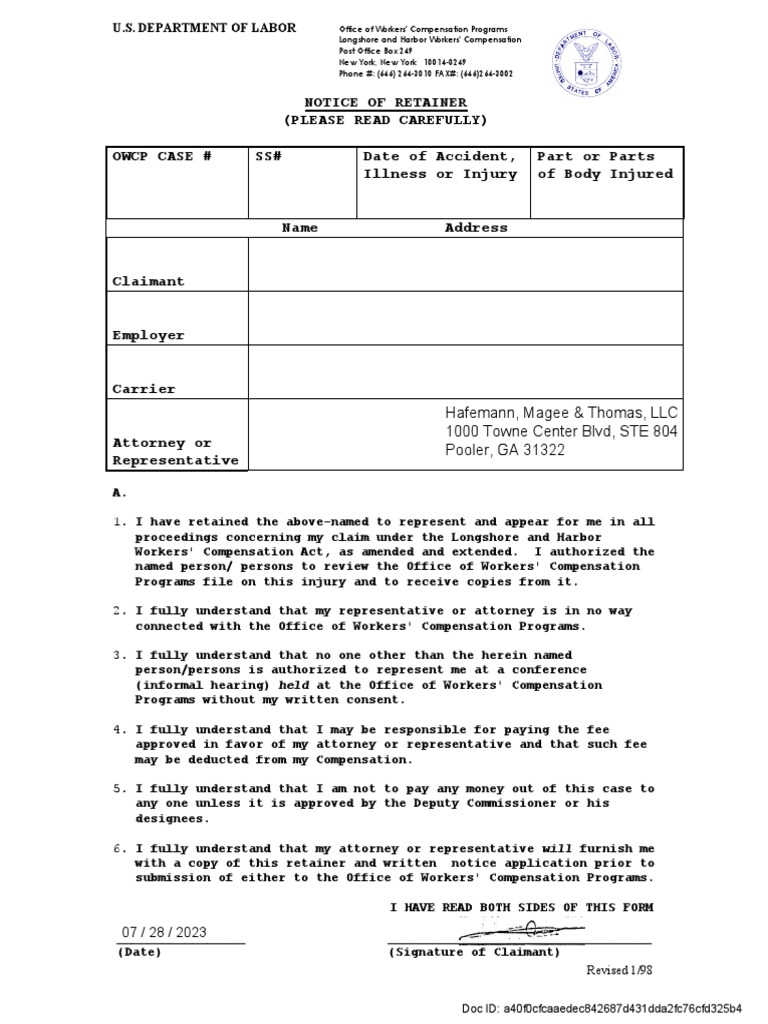 Notice of Retainer.pdf | PDF